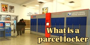 What is a parcel locker?